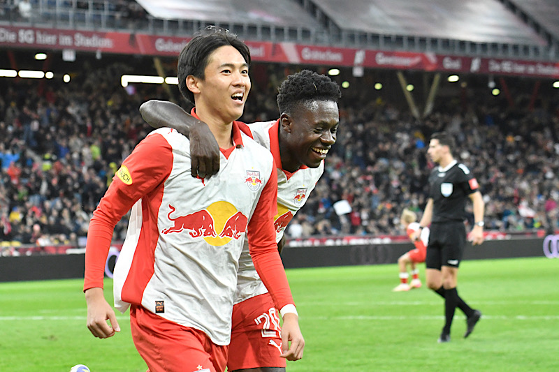 ザルツブルクFW北野颯太が決勝点！ 今季2ゴール目で首位撃破の立役者に | サッカーキング